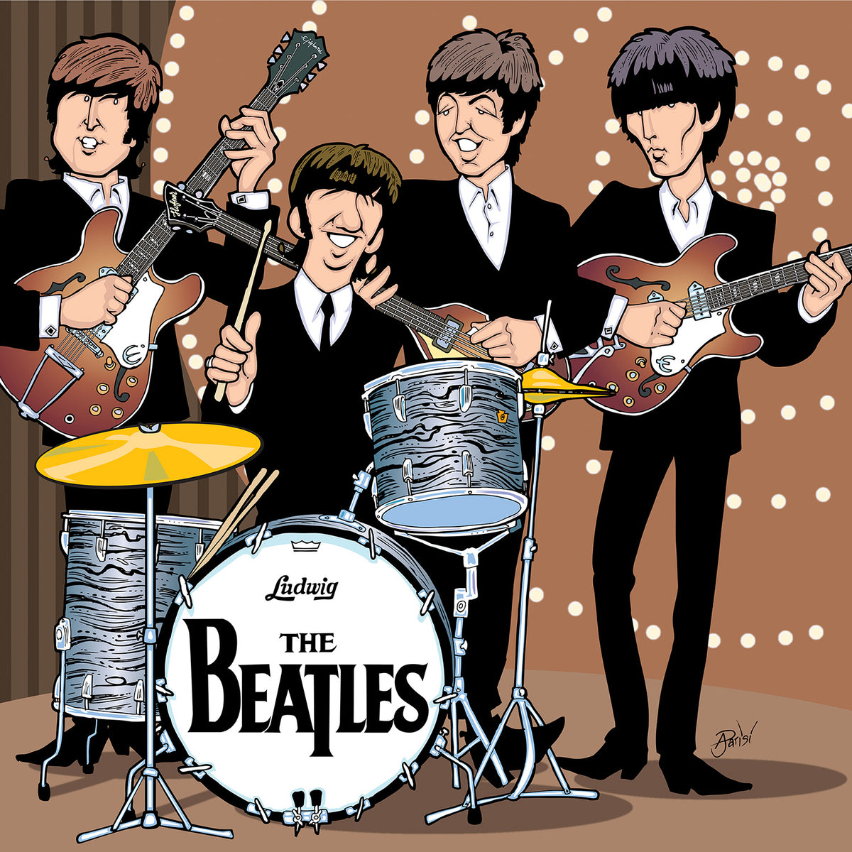 Beatles Top of The Pops Performance by Anthony Parisi, Limited Edition ...
