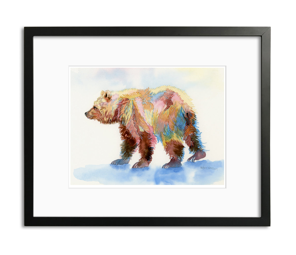 Glacier Bear by Kathy Harder, Limited Edition Print – Fine Art Scene