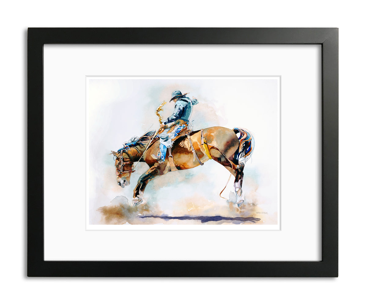 Romance of Rodeo by Kathy Harder, Limited Edition Print – Fine Art Scene