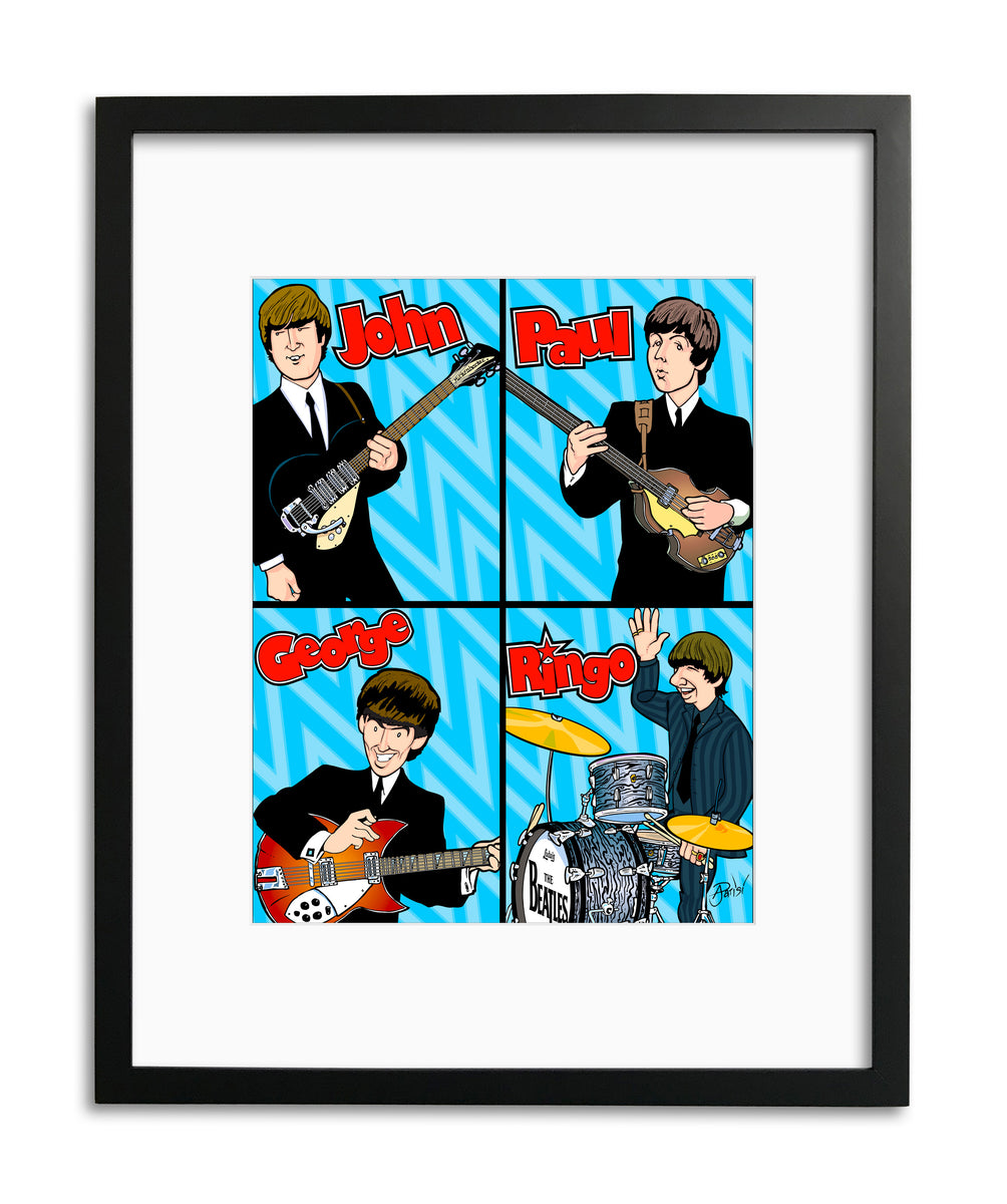 Beatles 1964 by Anthony Parisi, Limited Edition Print – Fine Art Scene