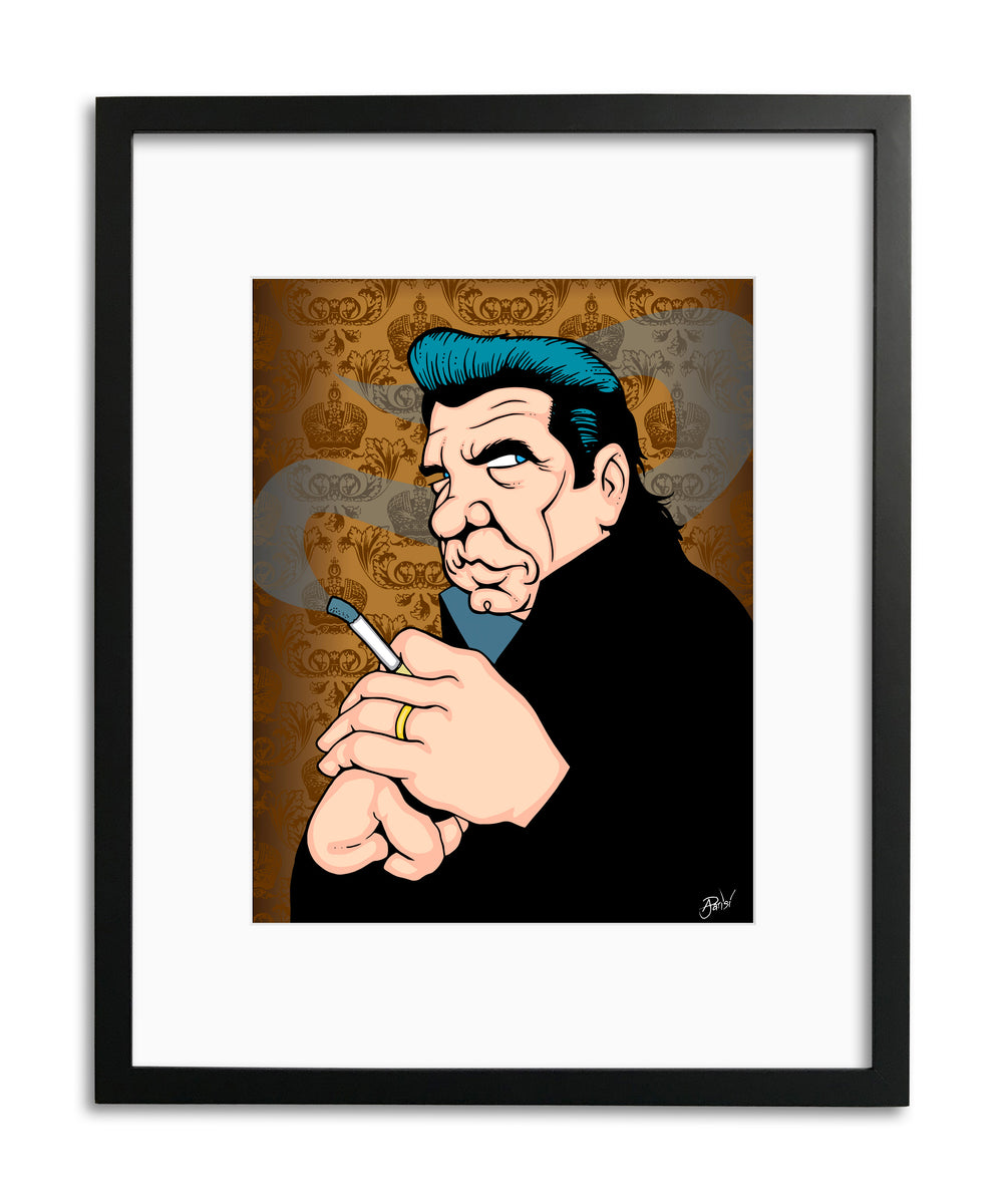 Johnny Cash by Anthony Parisi, Limited Edition Print – Fine Art Scene